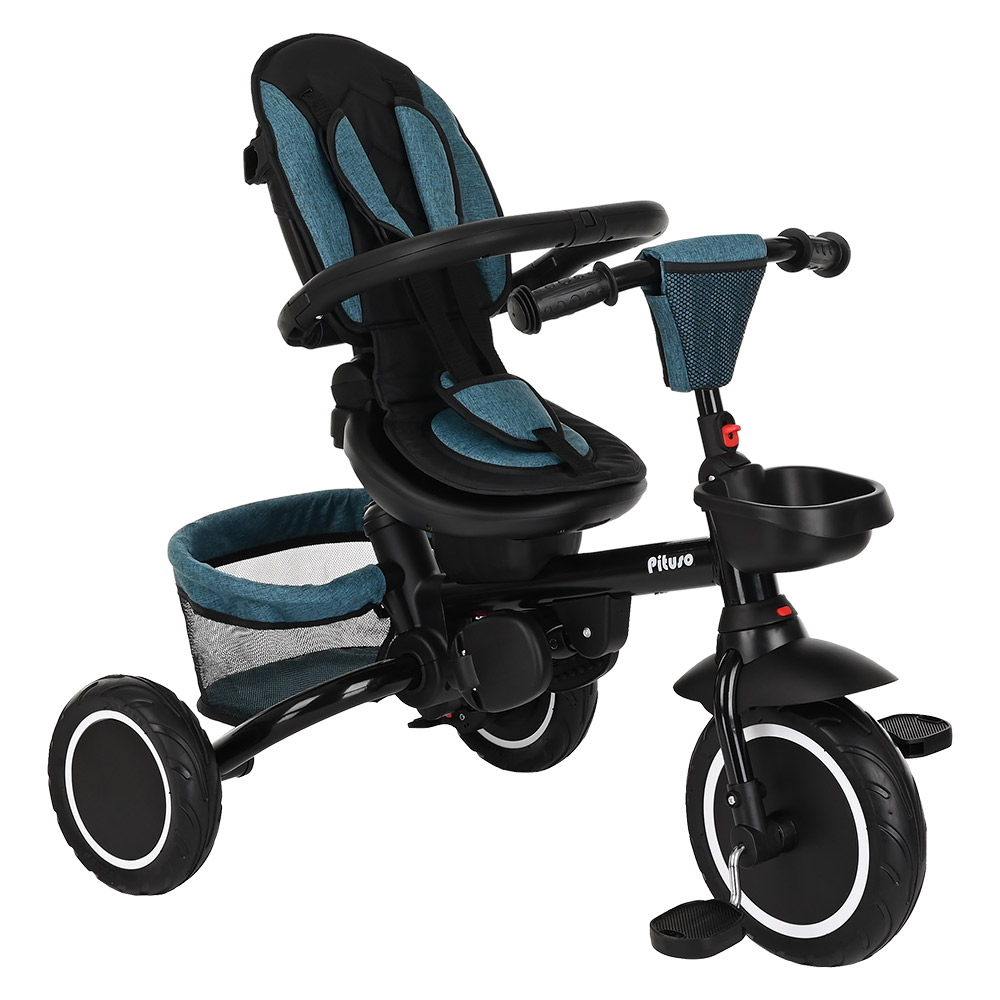 Pituso Трехколесный велосипед Elite Plus / цвет Teal Blue/сине-зеленый купить в Краснодаре по ...